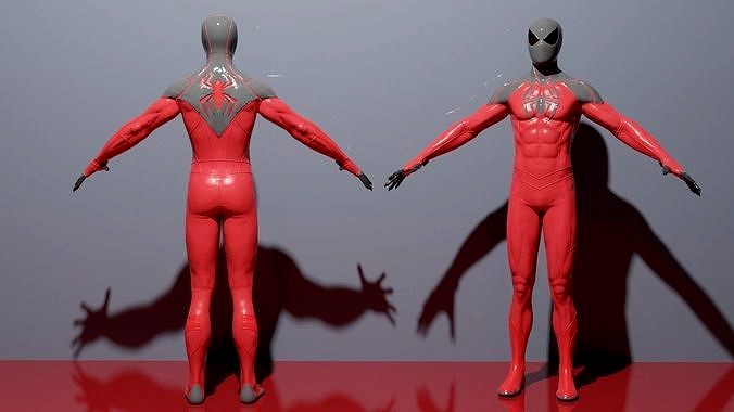 Scarlet Spider II Suit 3d model