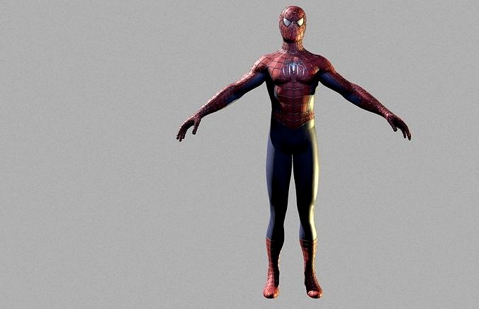 Spider-Man Sam Raimi suit 3d model