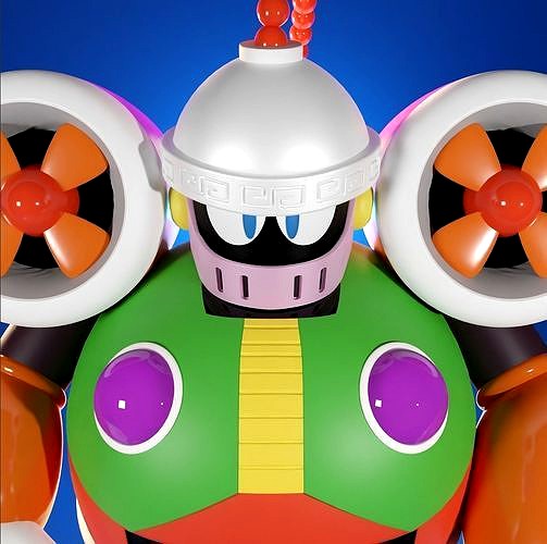 WindMan Rockman MegaMan Famicom Nes 8Bit 3D model