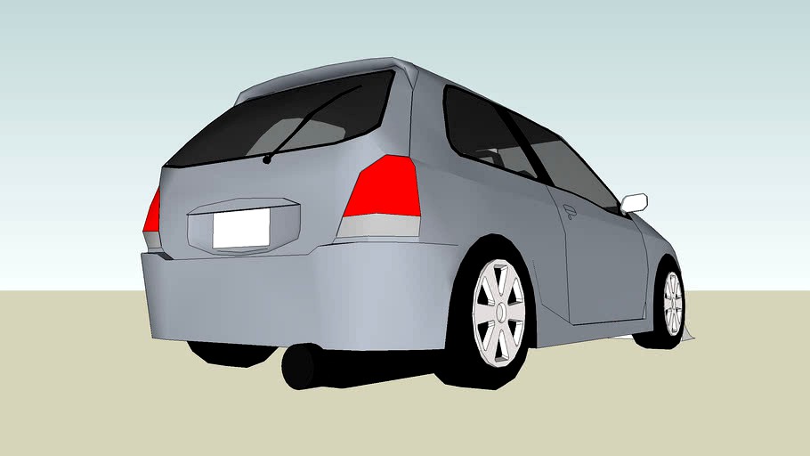 toyota starlet modifyed 3d model