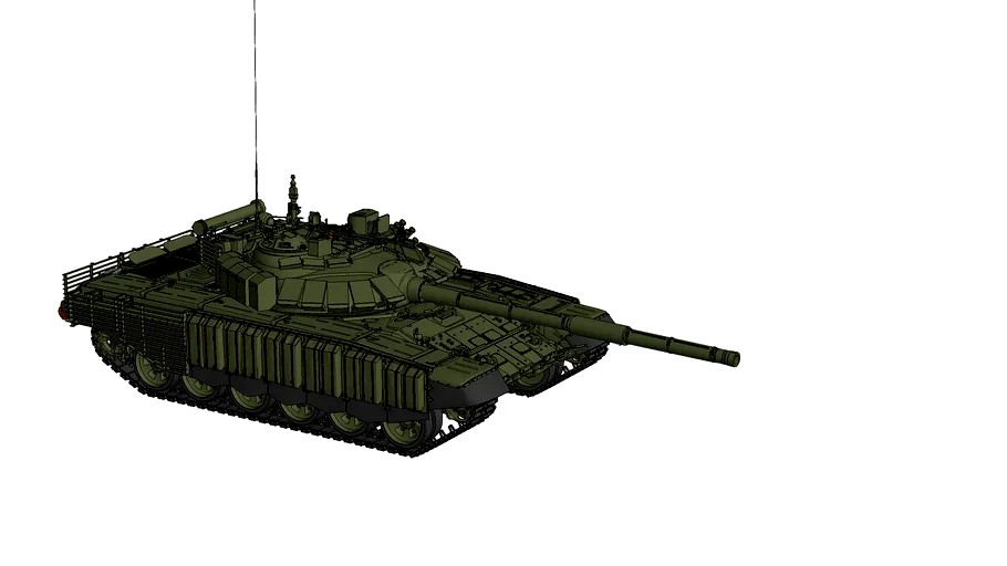 【War Thunder】T-72B3M 3D MODEL