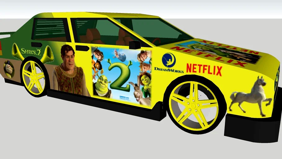 DreamWorks Shrek 2 Car 3d model