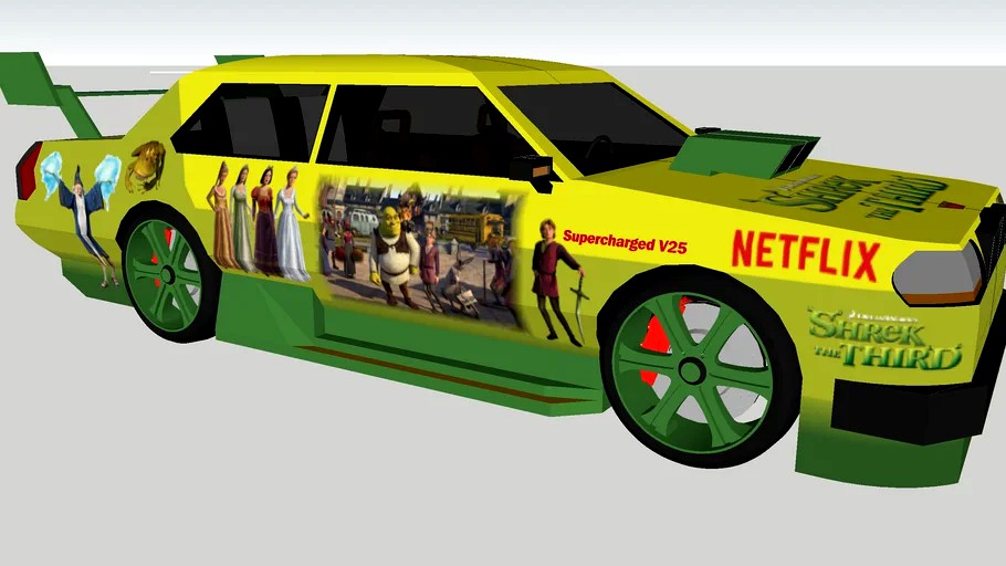 DreamWorks Shrek The Third Car 3d model