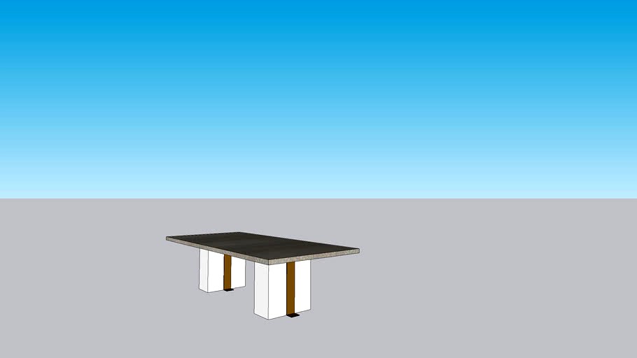 AURORA DINING TABLE 3d model