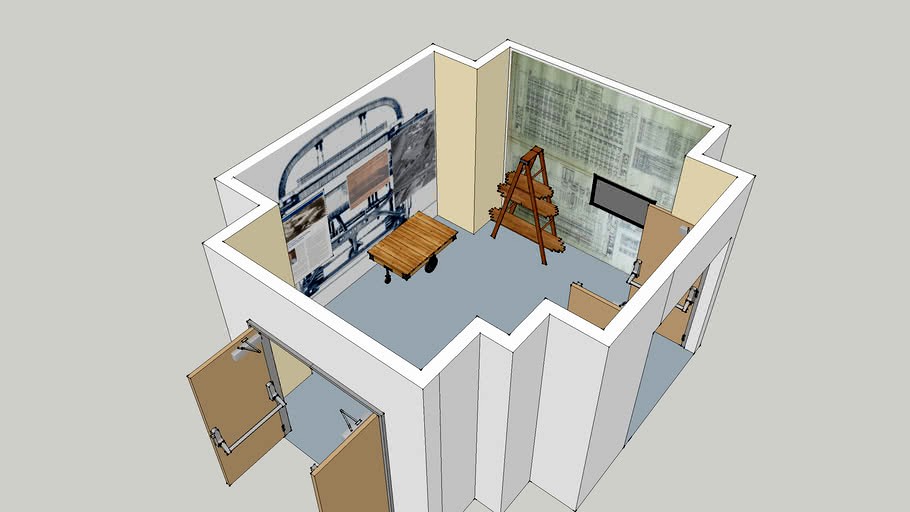 Rubber Room Community Gallery 3d model