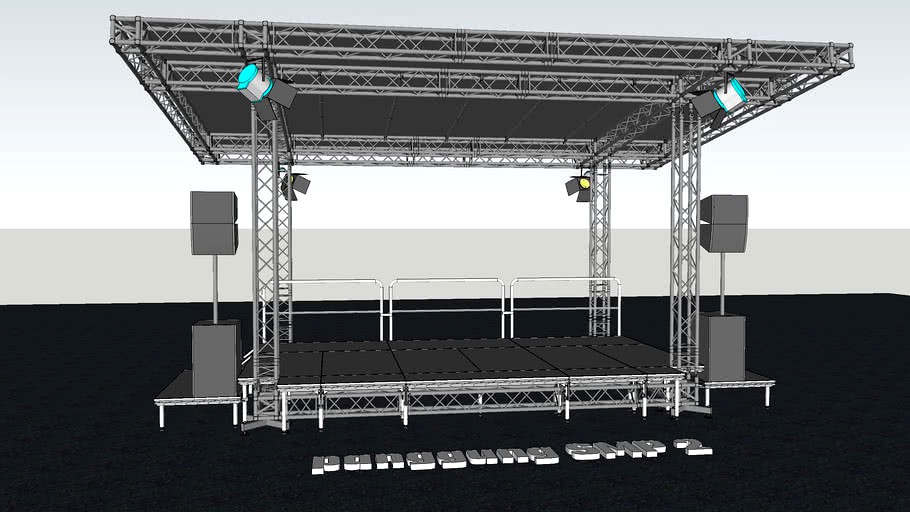 panggung SMP 2 3d model