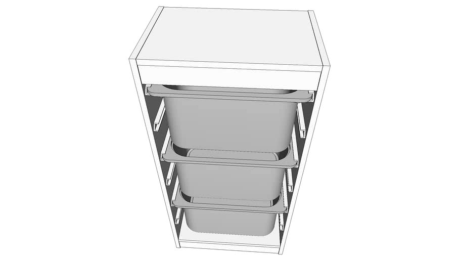 TROFAST 46X30X94 3d model