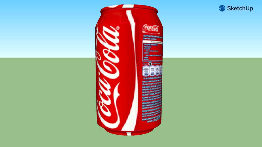 Coca Cola can 3d model