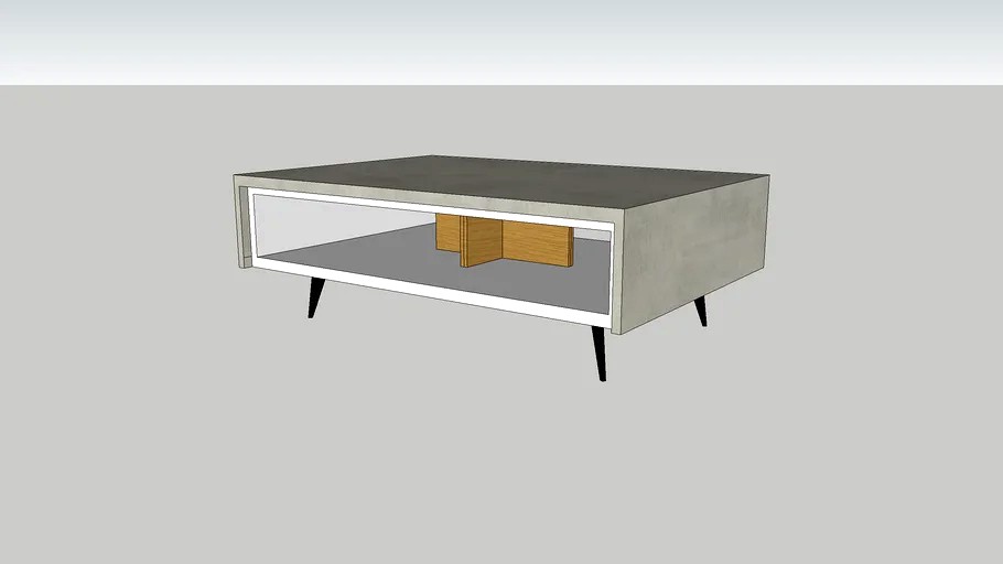 cofe table upper box 3d model