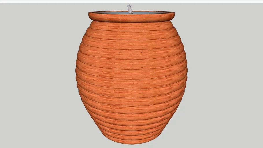 Urn Water Feature 3d model