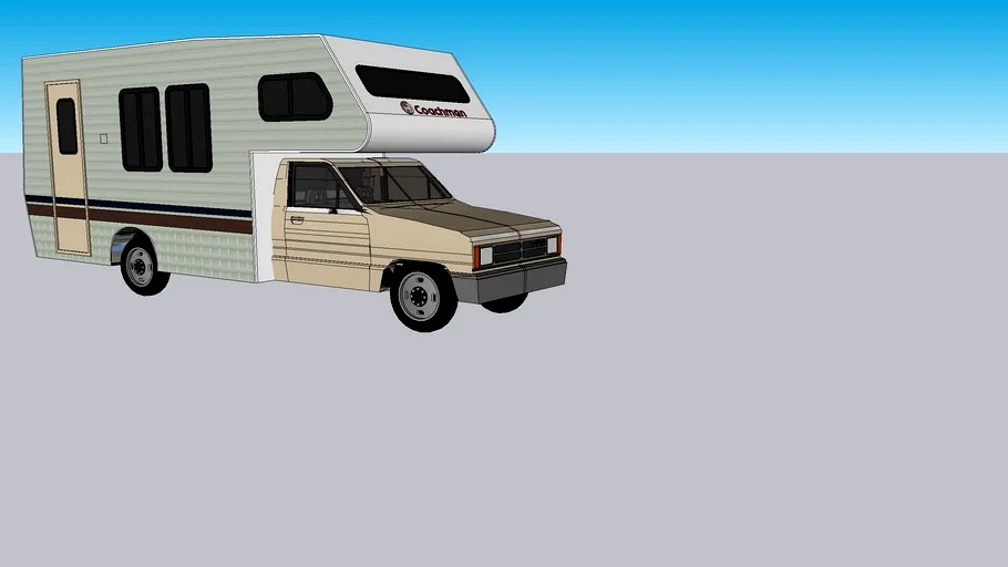 1985 Coachmen (Toyota micro class C motorhome) RV 3d model