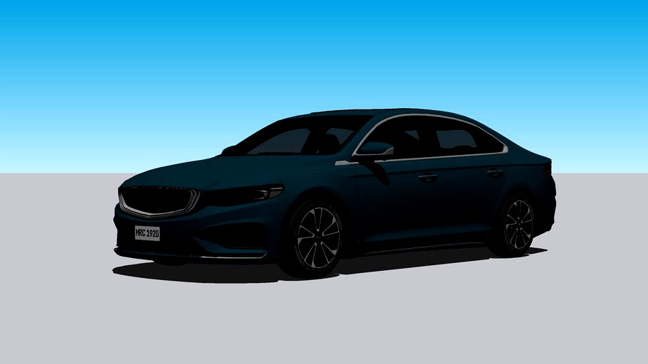 2022 Geely Preface 3d model
