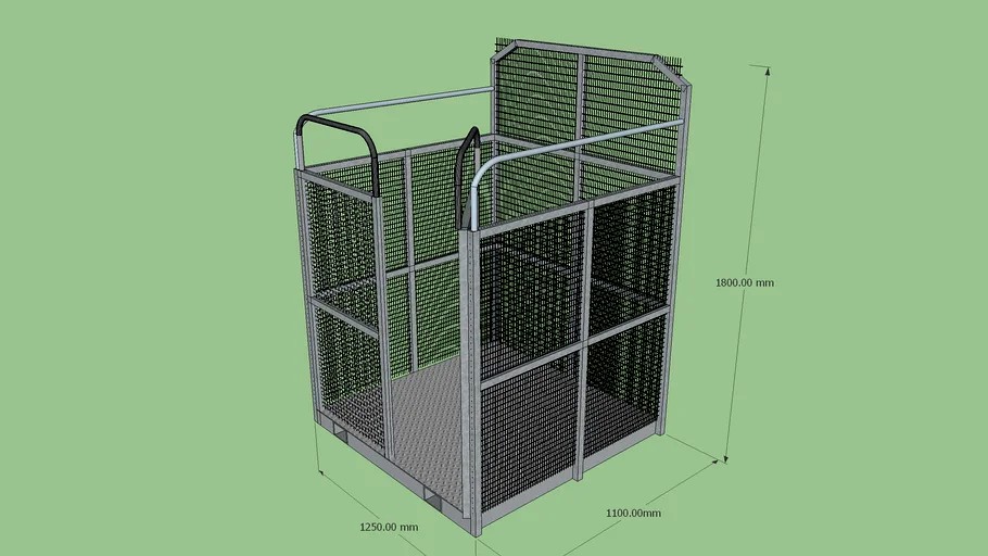 safety cage 3d model