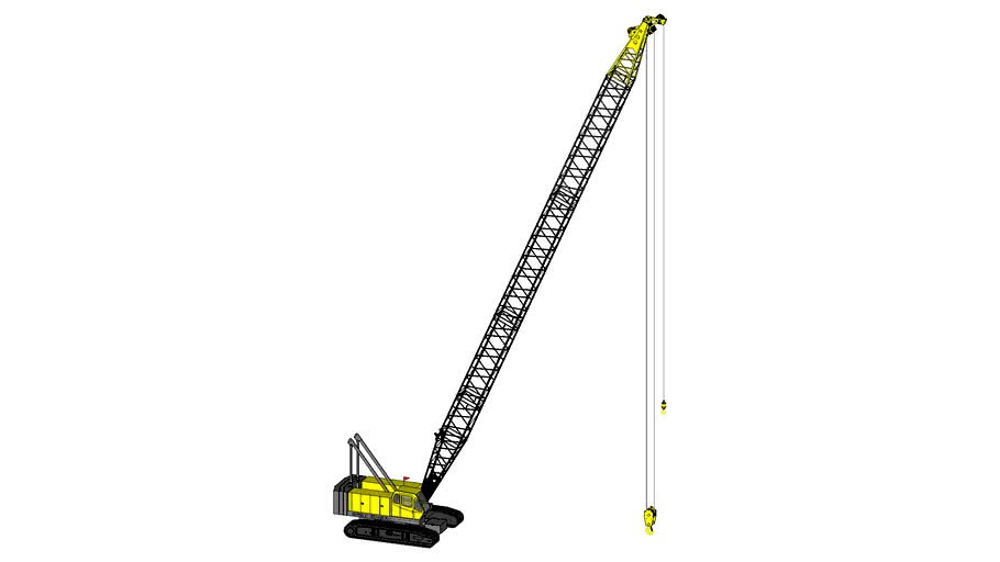 Kobelco CKE 800 Crawler crane 3d model