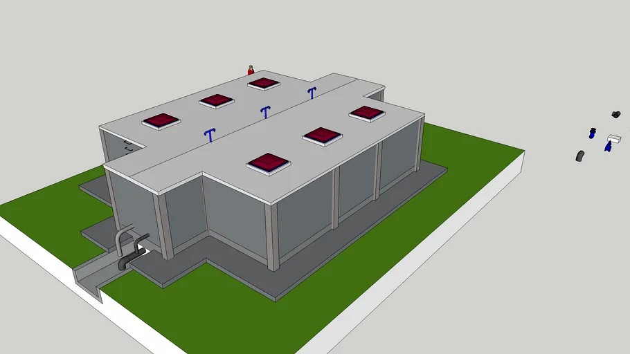 BAK RESERVOIR 200 M3 3d model
