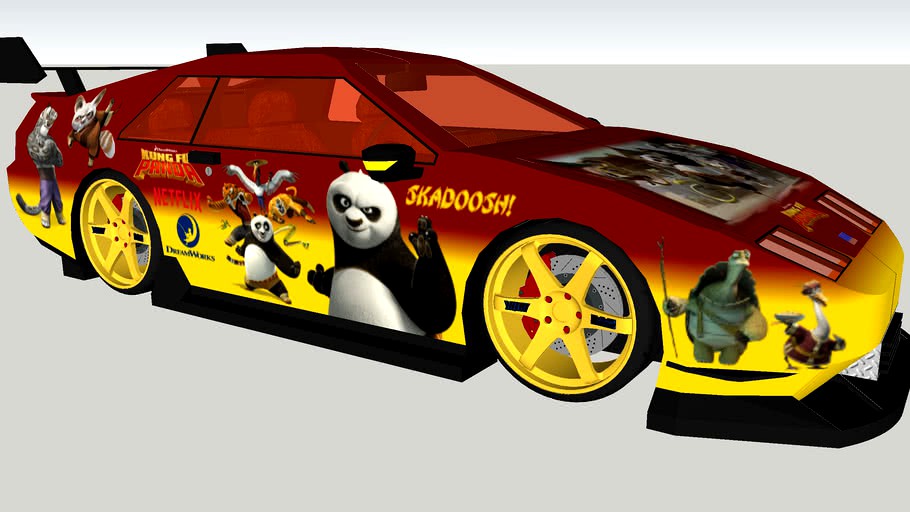 DreamWorks Kung Fu Panda Car 3d model