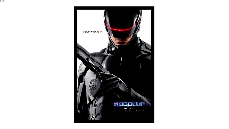 Robocop Remake Poster 3d model