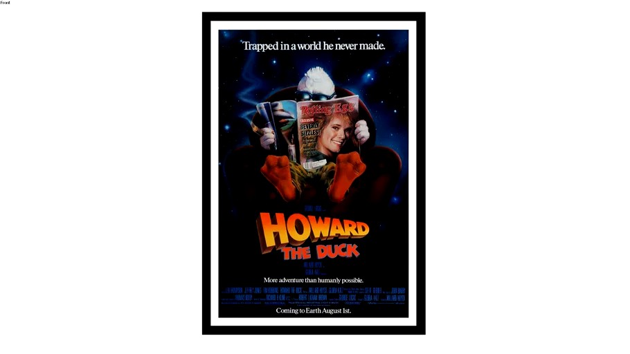 Howard The Duck Poster 3d model