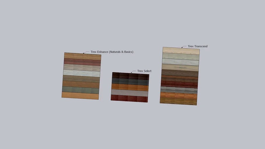 Trex Decking Textures 2022 3d model