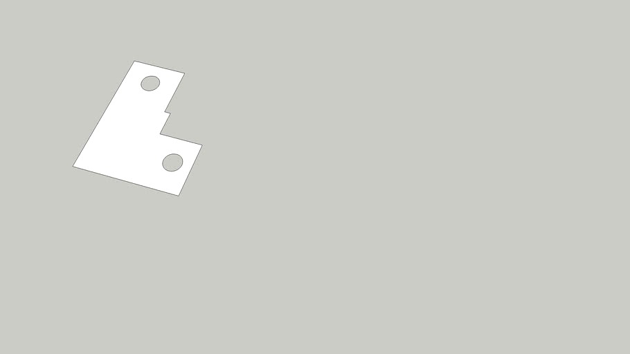 Left Hand Base Plate 3d model