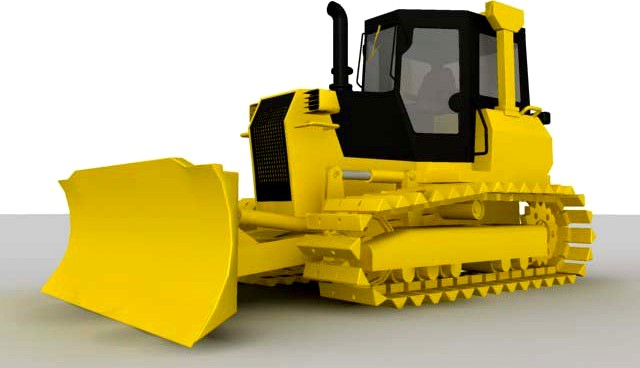 Bulldozer 3D Model