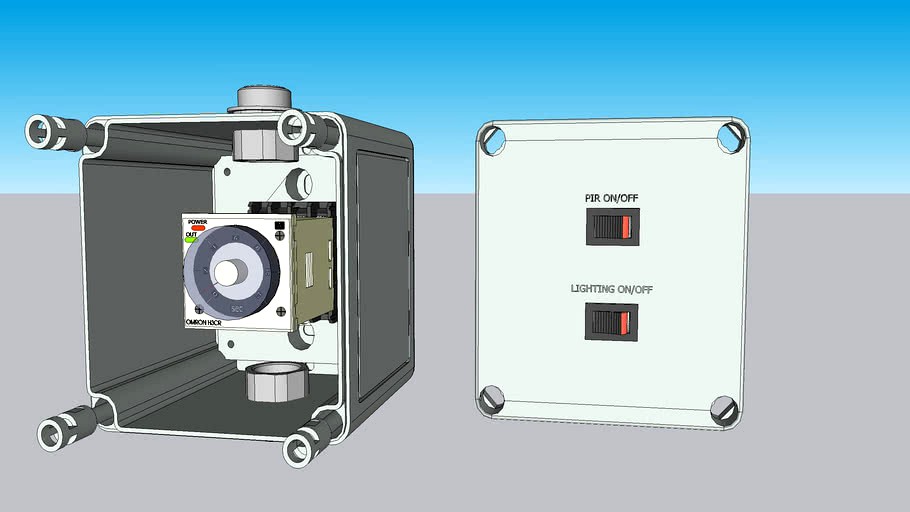 Fan Switch Box 3d model