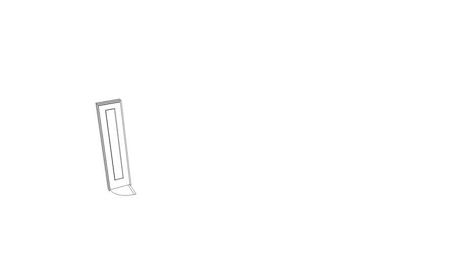 Lynden Door - Mercer - 1'-6' in 2x4 Frame 3d model