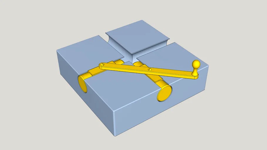 Trammel of Archimedes 3d model
