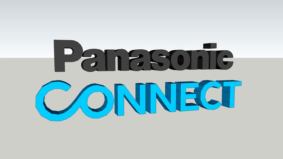 Panasonic Connect Logo 3d model