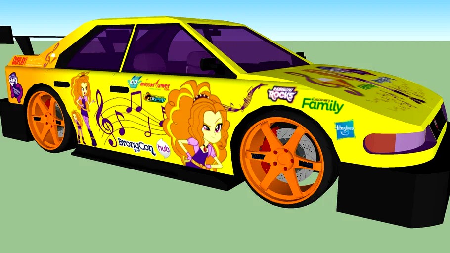 MLP Equestria Girls Adagio Dazzle Car 3d model
