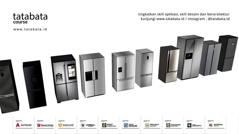 Refrigerator Collection (Koleksi Kulkas) 3d model