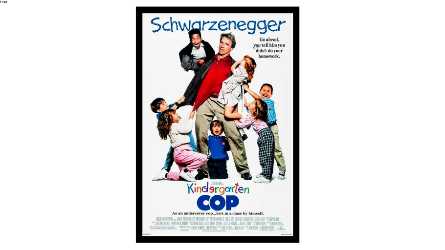 Kindergarten Cop Poster 3d model