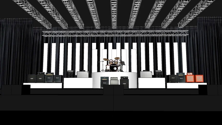 MANILA ROCK STAGE 3d model