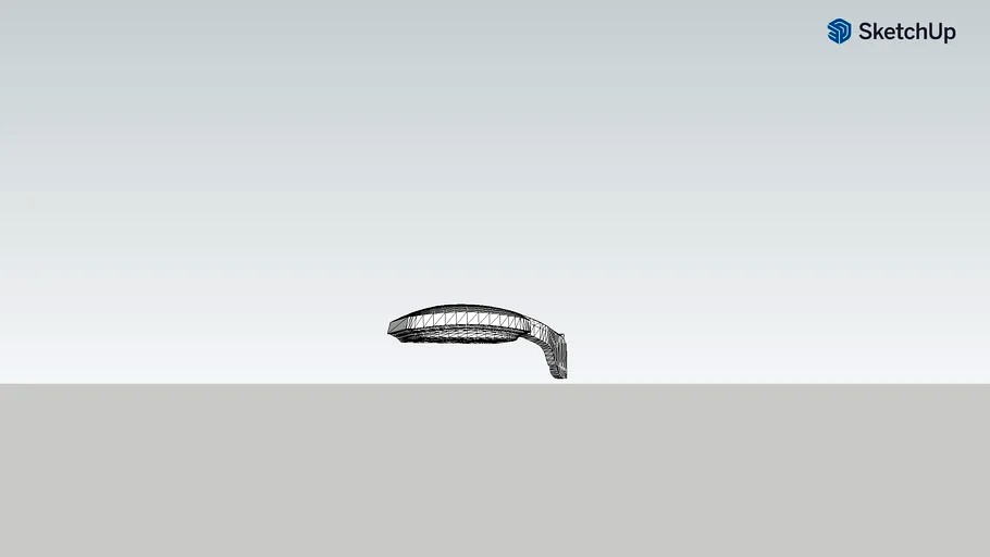 Philips Gardco Gullwing GL18 LED 3d model