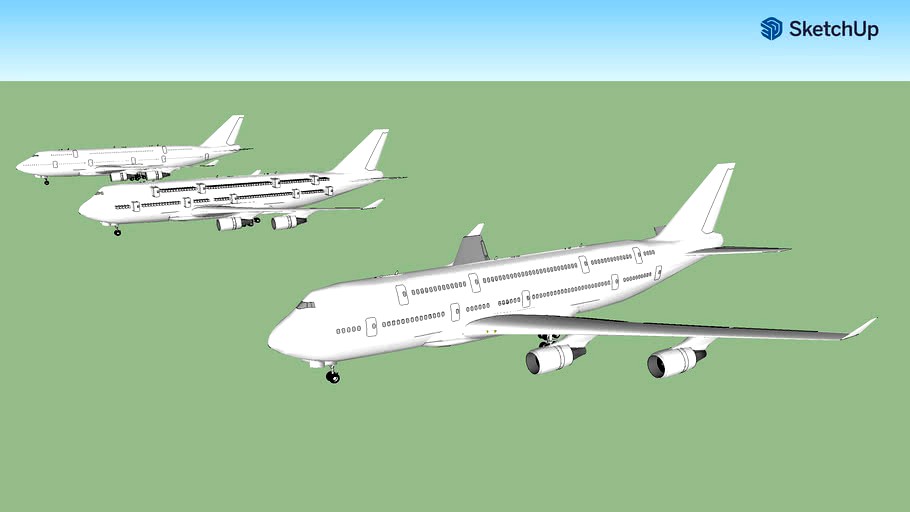 Boeing NLA (1994 Triple-Bubble Fuselage Version) 3d model