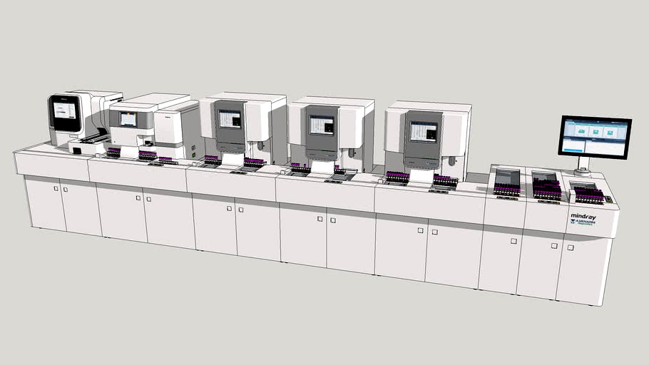 MINDRAY CAL 8000 2.0 311 MC-80 Hematology 3d model