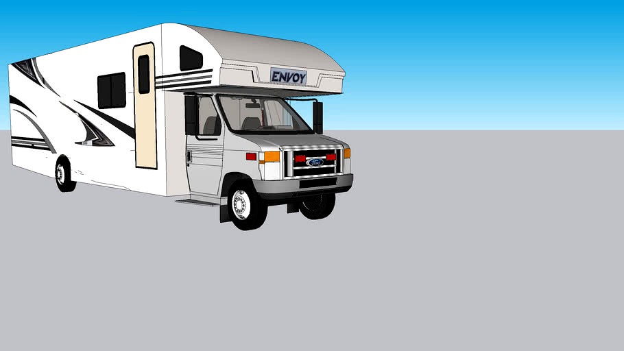 2018 Jayco Envoy 100 (Class C motorhome) RV 3d model