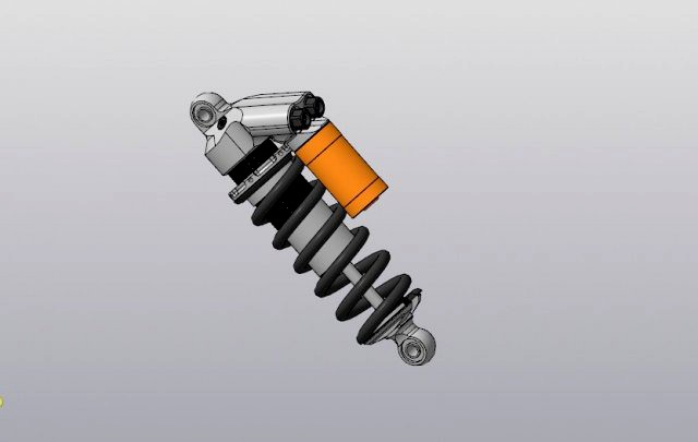 Coilover 3d model