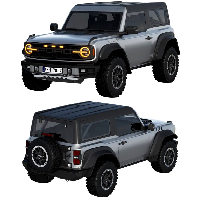 Ford Bronco Raptor 2door (332417) 3d model