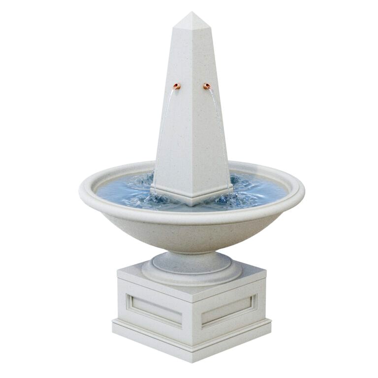 Compania-Condotti Concrete Obelisk Fountain (330017) 3d model