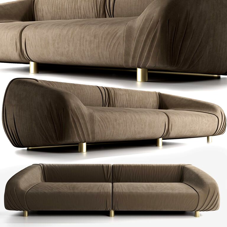 Baxter Fold sofa (329398) 3d model