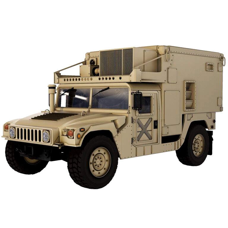 Humvee Military M1113 Shelter 2005 (325757) 3d model