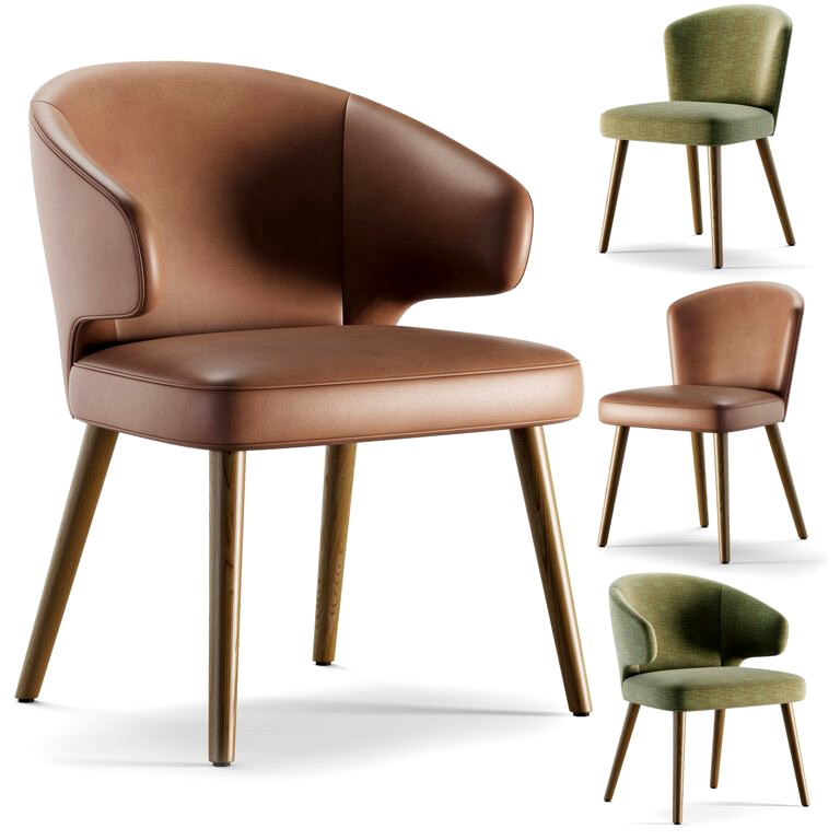 Minotti Chair (323728) 3d model