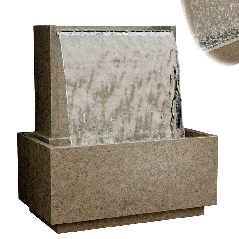 Falling water fountain (319957) 3d model