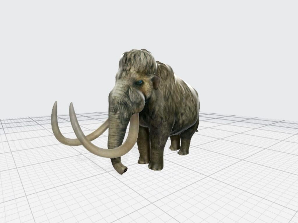 Prehistoric mammoth species (319099) 3d model