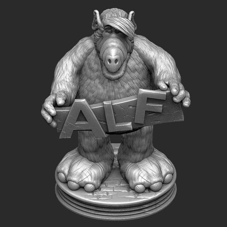 Alf. STL. 3D printing (319011) model