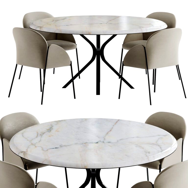 Artifort Andrea dining table (318701) 3d model