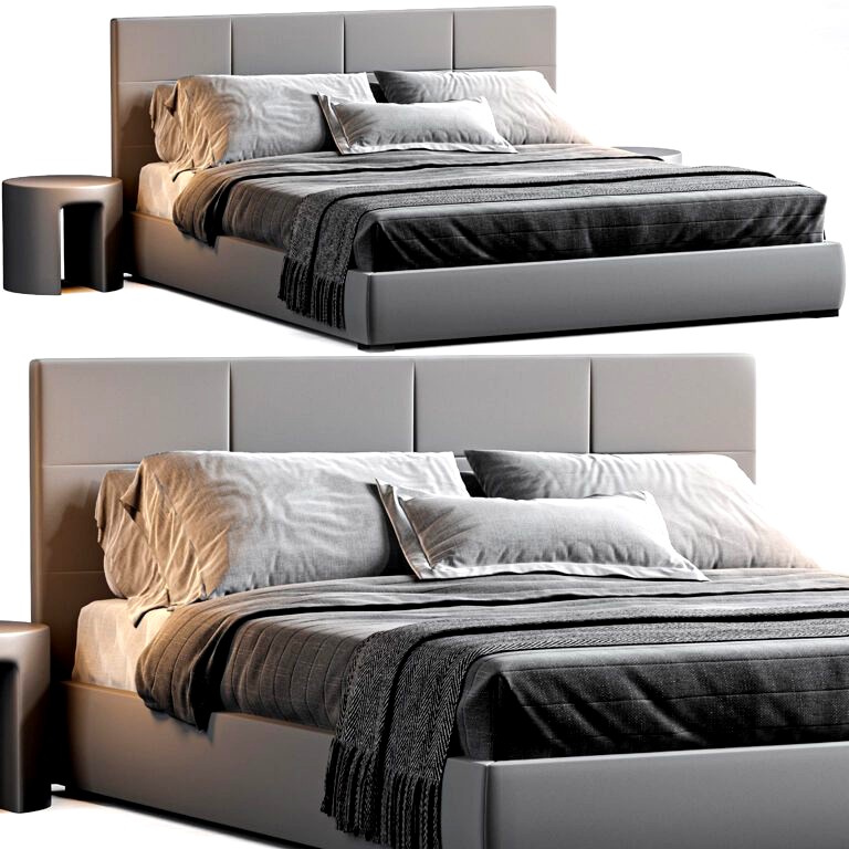 Rh Modena Bed - Restoration Hardware (317810) 3d model