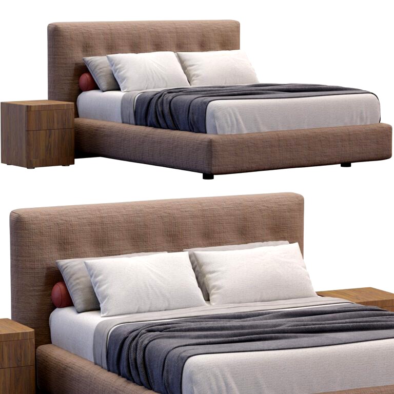 Arca Bed By Poliform (244529) 3d model