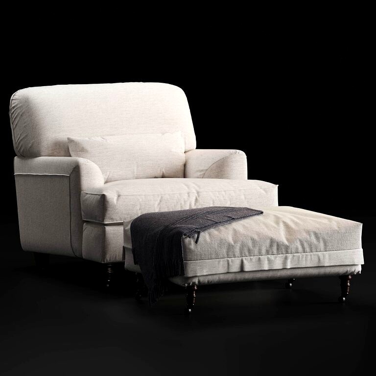 De Padova Raffles chair (168617) 3d model